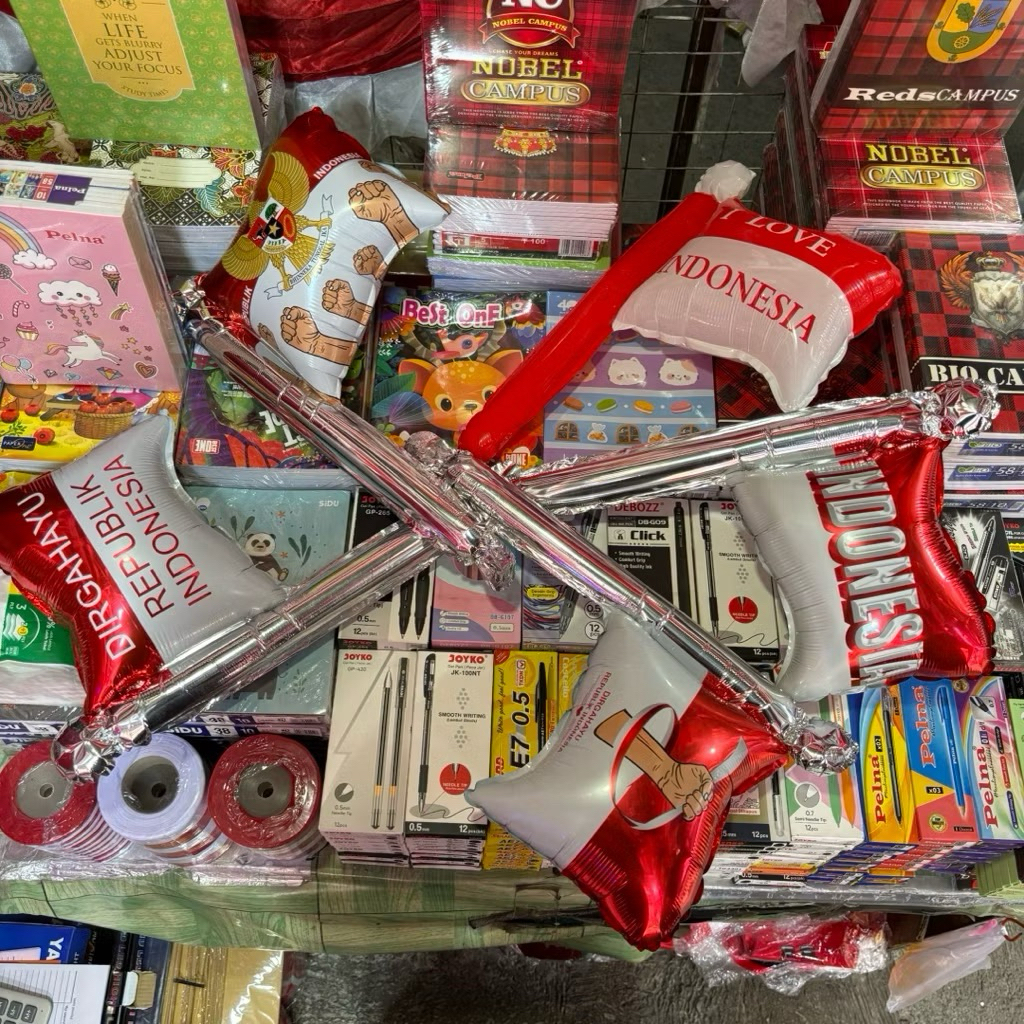 Jual Balon Foil Kemerdekaan HUT RI / Bendera Merah Putih / Bulat ...