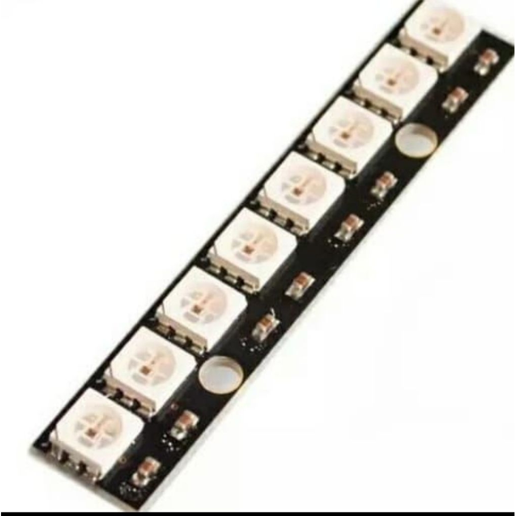 Jual WS2812 LED Smart RGB ws2812 per 8 bit 550 5v uno | Shopee Indonesia