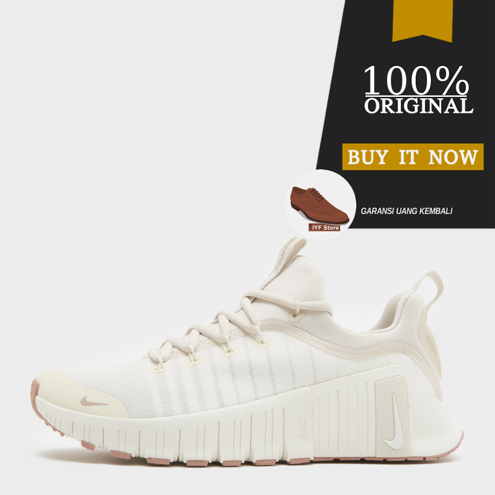 Jual Sepatu Training Gym Original Nike Free Metcon 6 - Soft Pearl ...