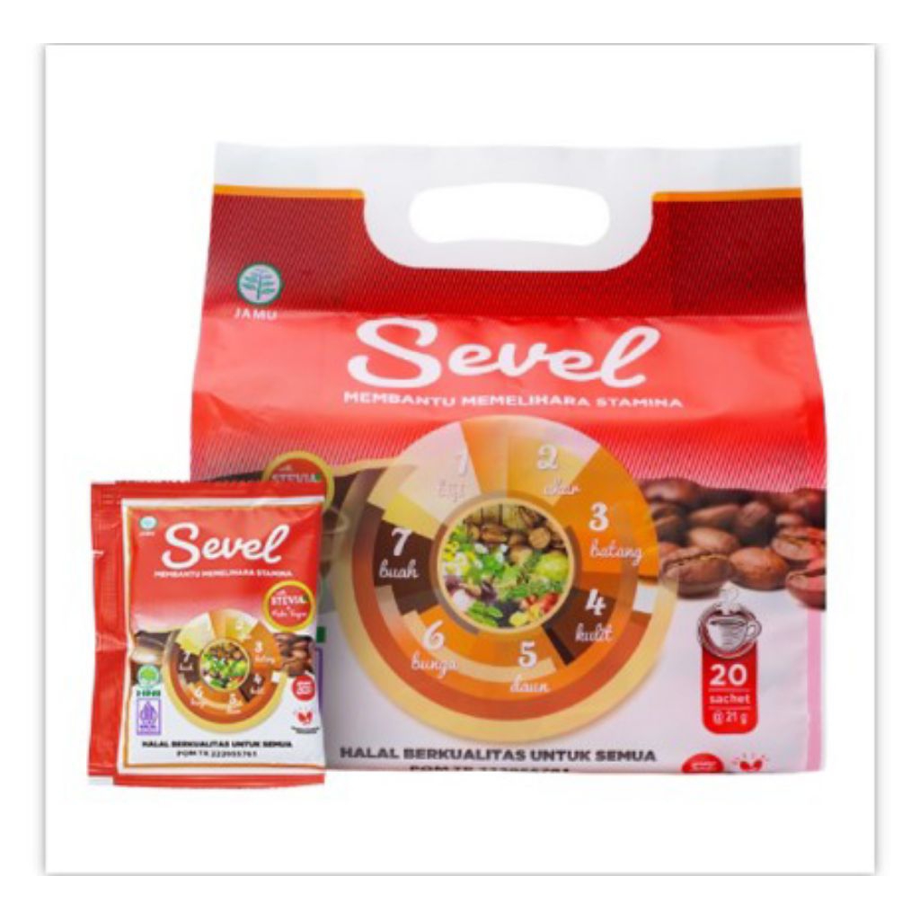 Jual Kopi Sevel Besar 20 sachet | Shopee Indonesia