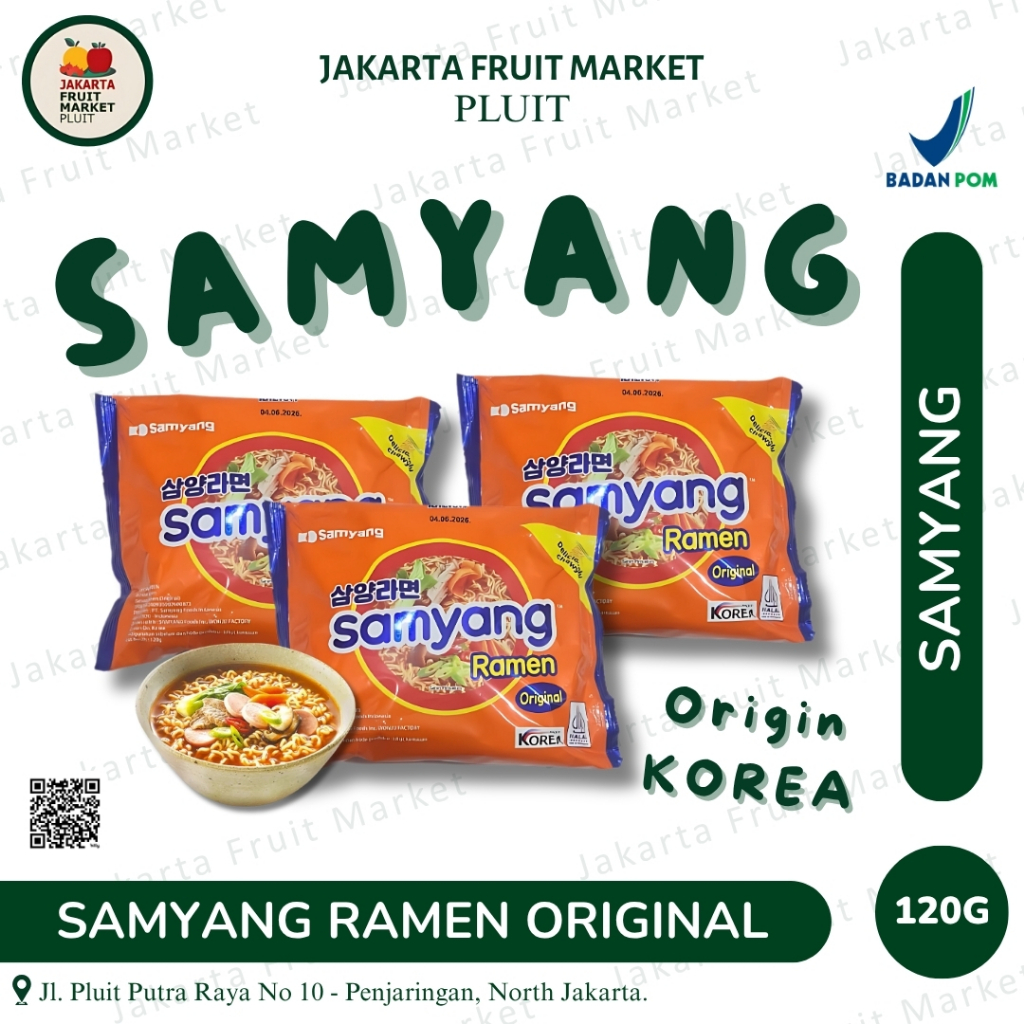 Jual SAMYANG RAMEN ORIGINAL MADE IN KOREA DELICIOUSLY CHEWY! | Shopee ...