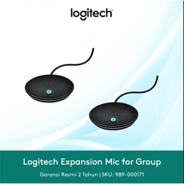 Jual Logitech GROUP Expansion Mic for Large Meeting Only Mic - Garansi ...