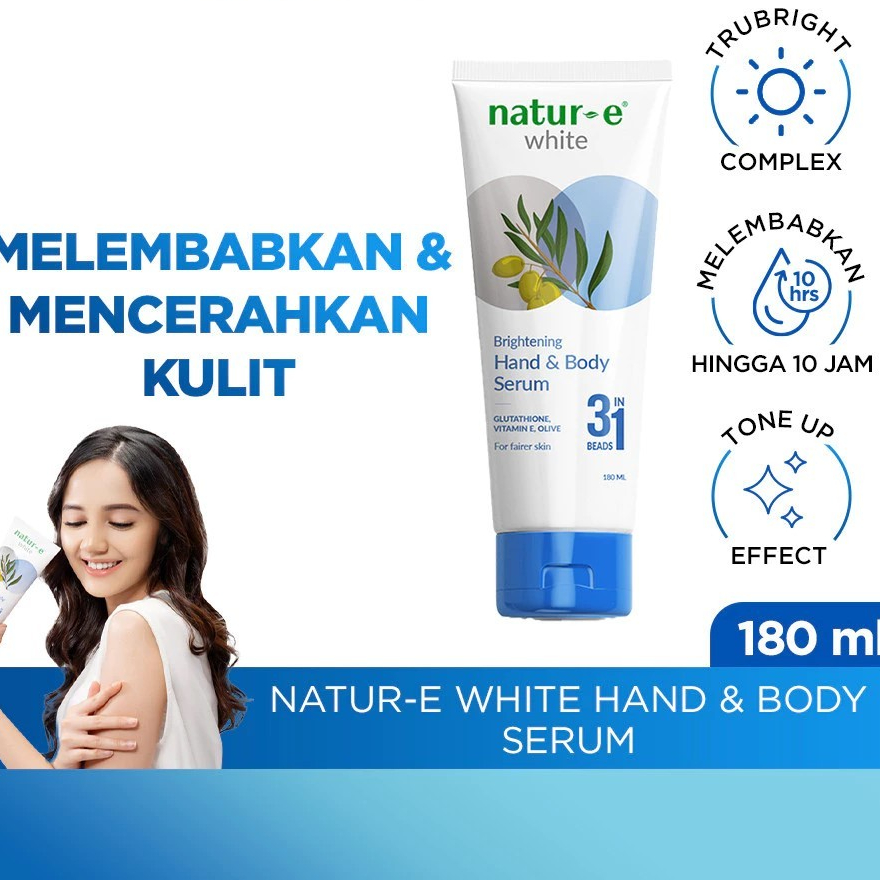 Jual Natur-E White Hand & Body Serum 180ml - Lotion Serum dengan ...