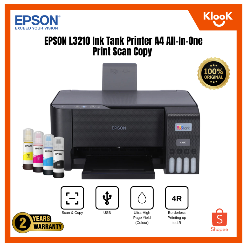 Jual Printer Epson L3211 Pengganti L3210 Inkjet Printer All-in-One ...