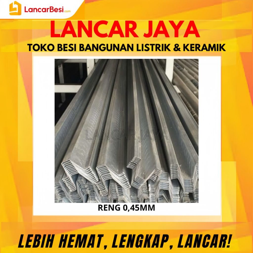 Jual Reng Baja Ringan 0,45mm | Hanya Area Jogja & Sekitarnya | Shopee ...
