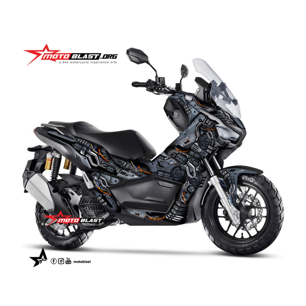 Jual Decal stiker fullbody ADV 150 Robotic Motoblast | Shopee Indonesia