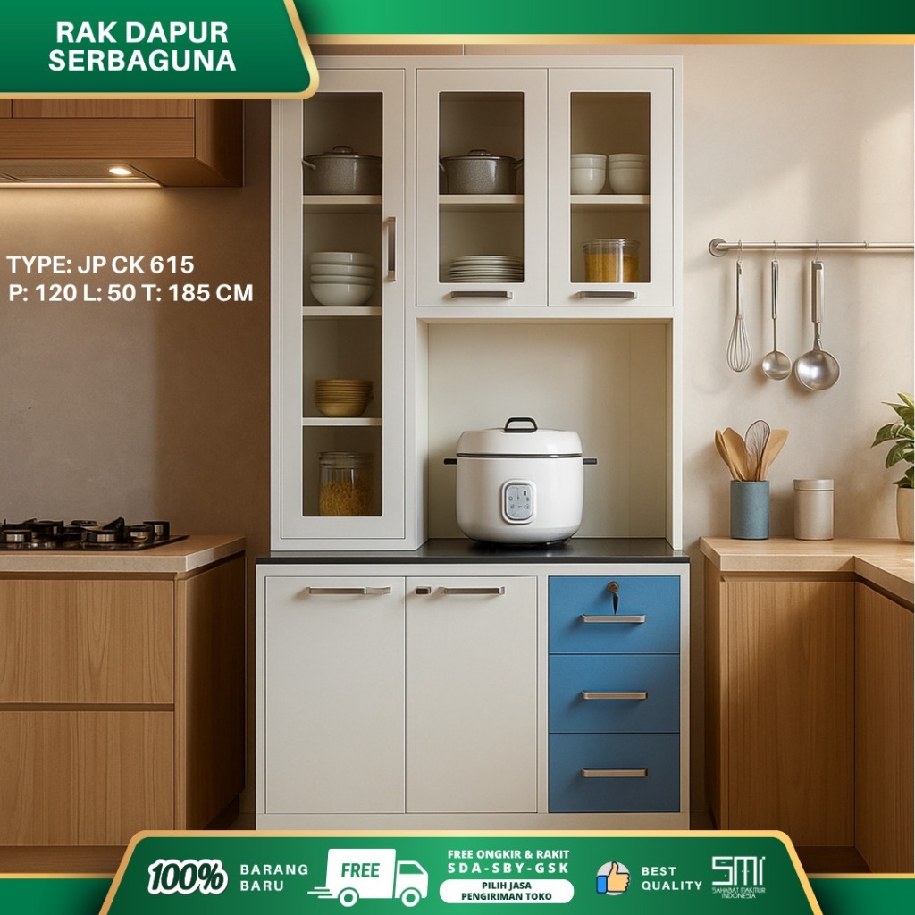 Jual Rak Dapur Besi JP CK 615, Kitchen Set Minimalis, Rak Piring, Rak ...