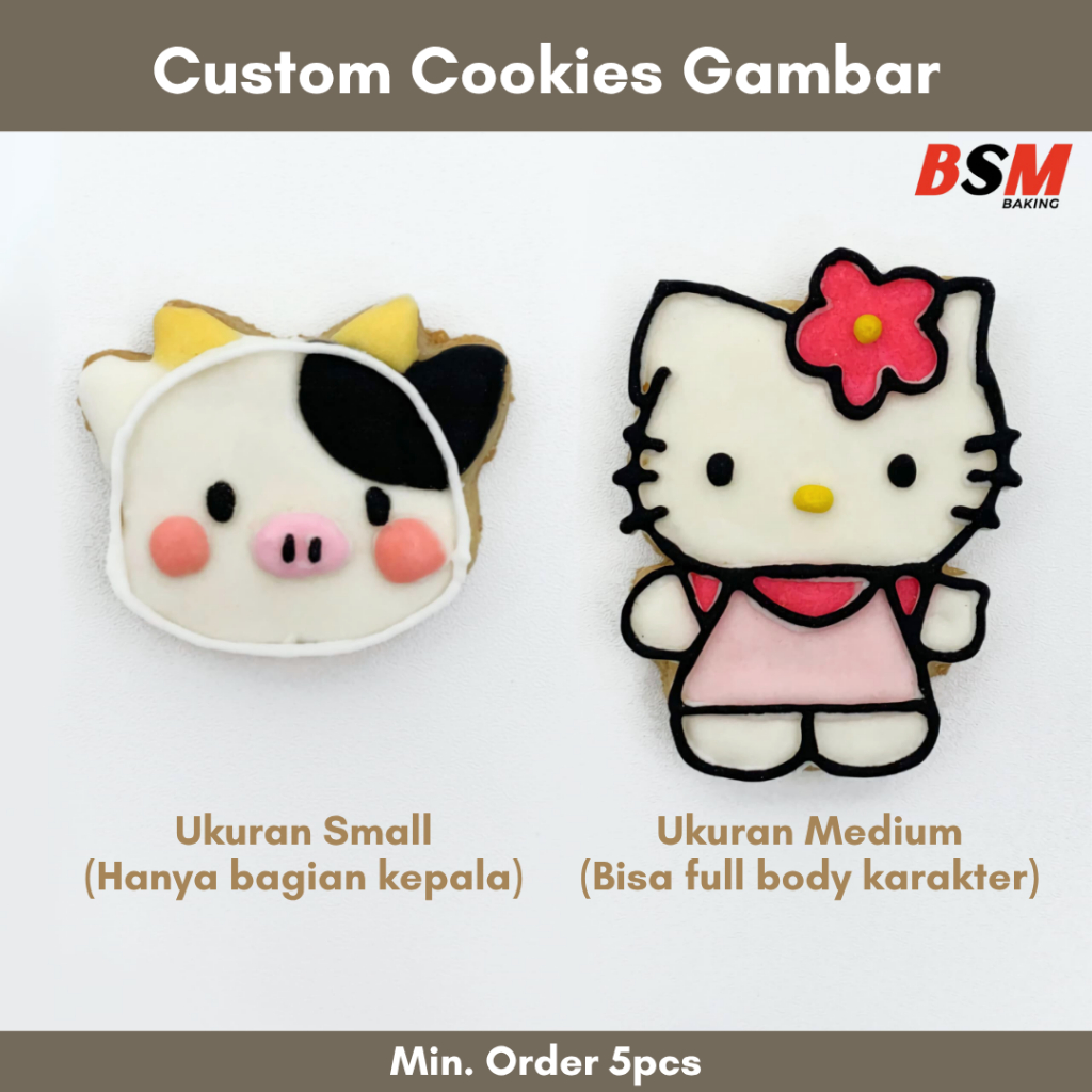 Jual Custom Cookies Gambar / Cookies Karakter / Sugar Cookies / Custom ...