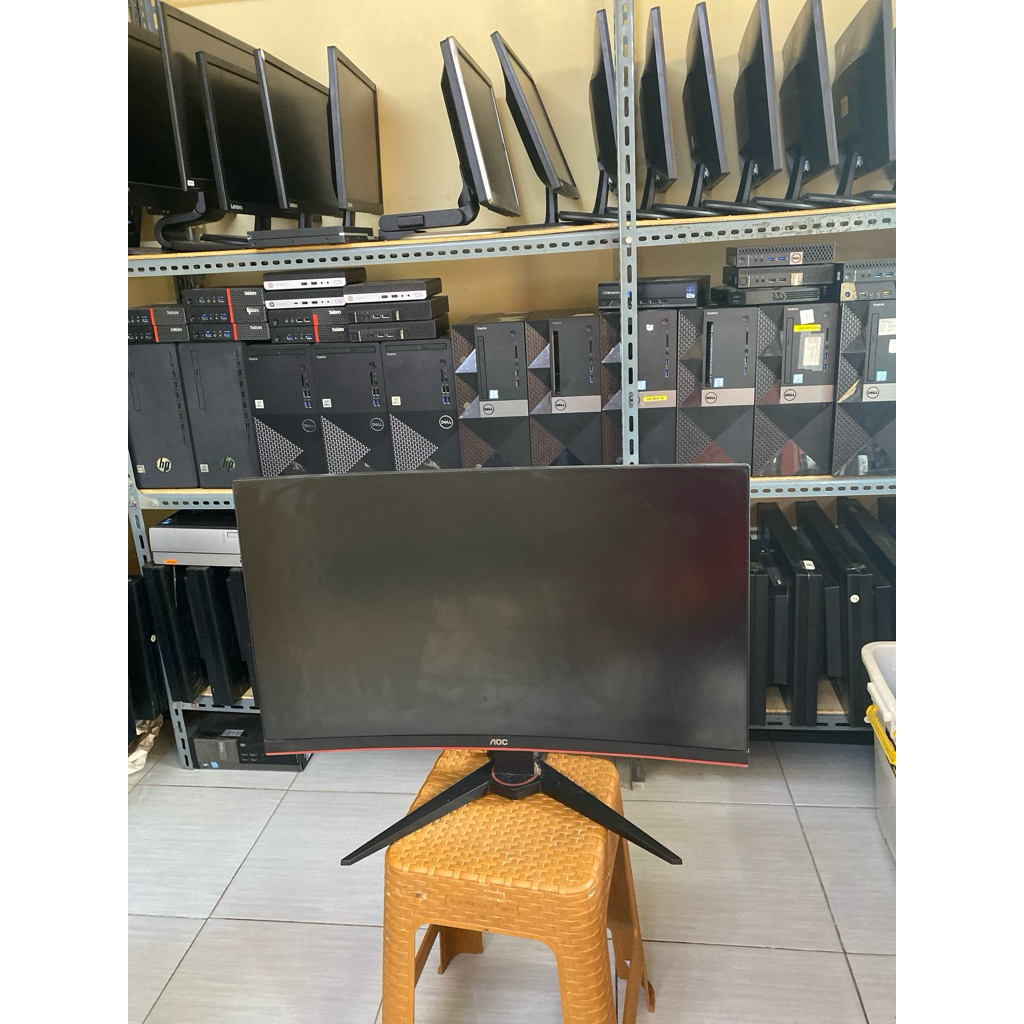 Jual MONITOR CURVED 27 INCH AOC 27G1G4 LAYAR PECAH | Shopee Indonesia