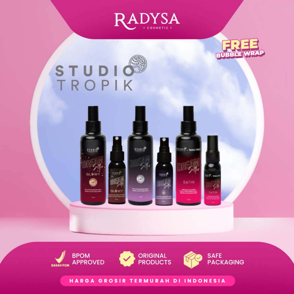 Jual RADYSA - Studio Tropik Dreamsetter Make Up Setting Spray Glowy ...