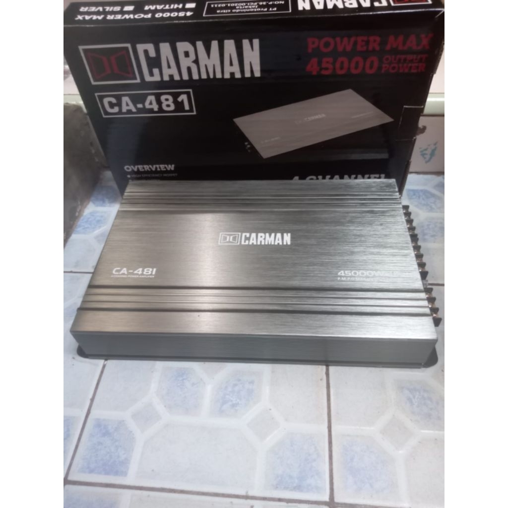 Jual power 4 Chanel carman ca 481 ,, Termurah | Shopee Indonesia