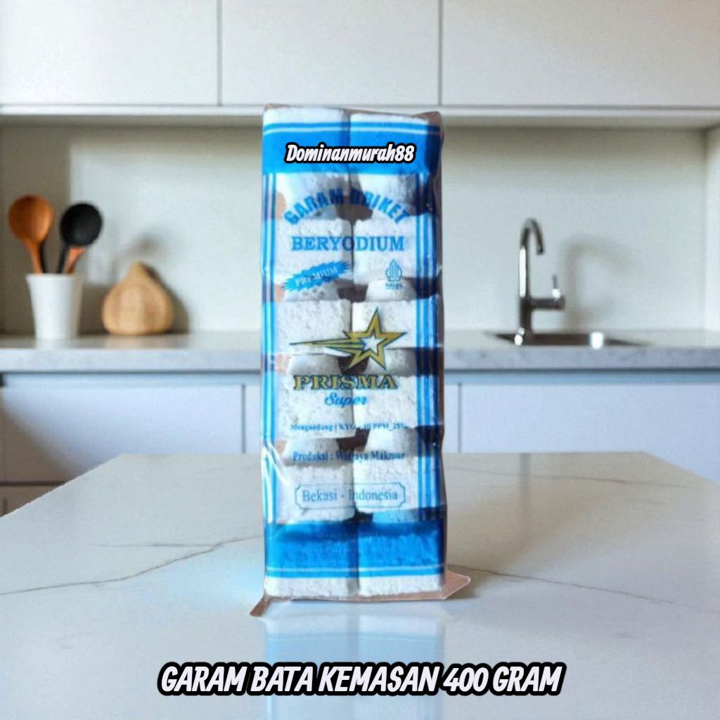Jual PRISMA SUPER GARAM BATA 400 GRAM / GARAM BRIKET BERYODIUM / GARAM ...