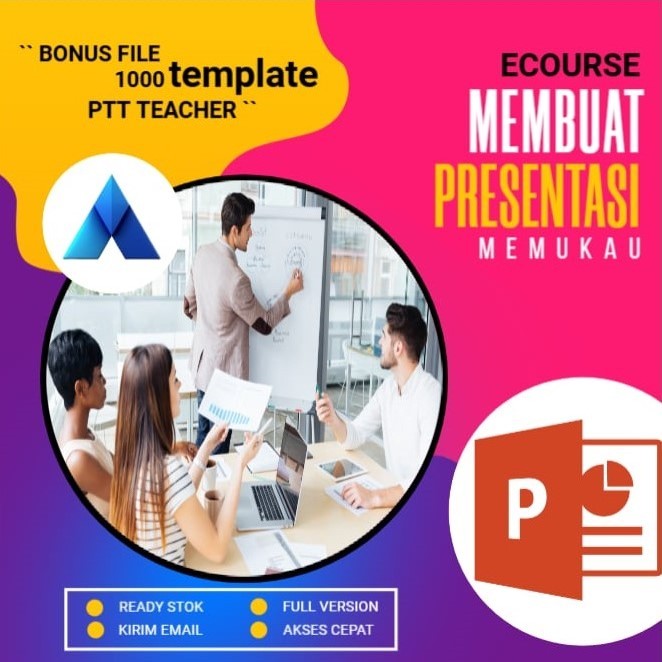 Jual ECOURSE - MEMBUAT PRESENTASI YANG MEMUKAU BONUS 1000 FILE TEMPLATE PTT TEACHER | Shopee ...