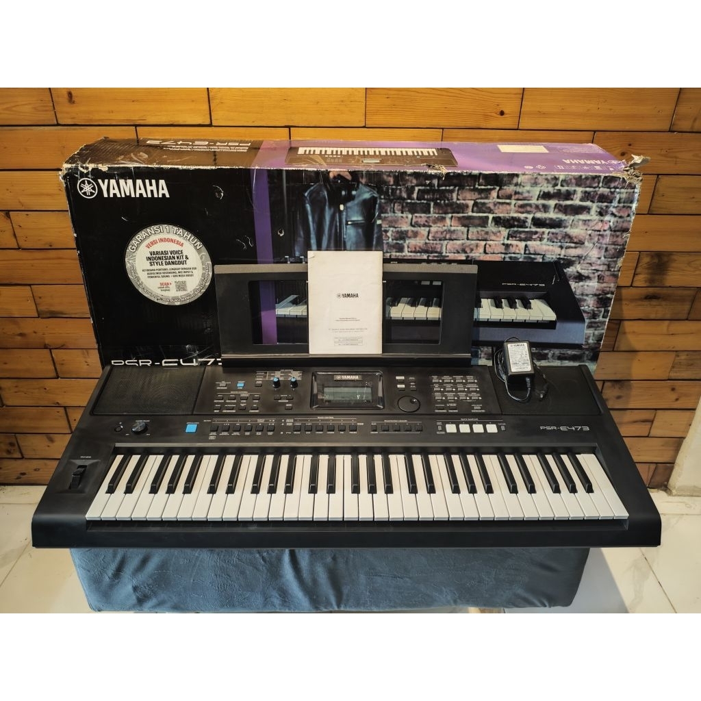 Jual Yamaha psr e473 mulus dusbuk | Shopee Indonesia