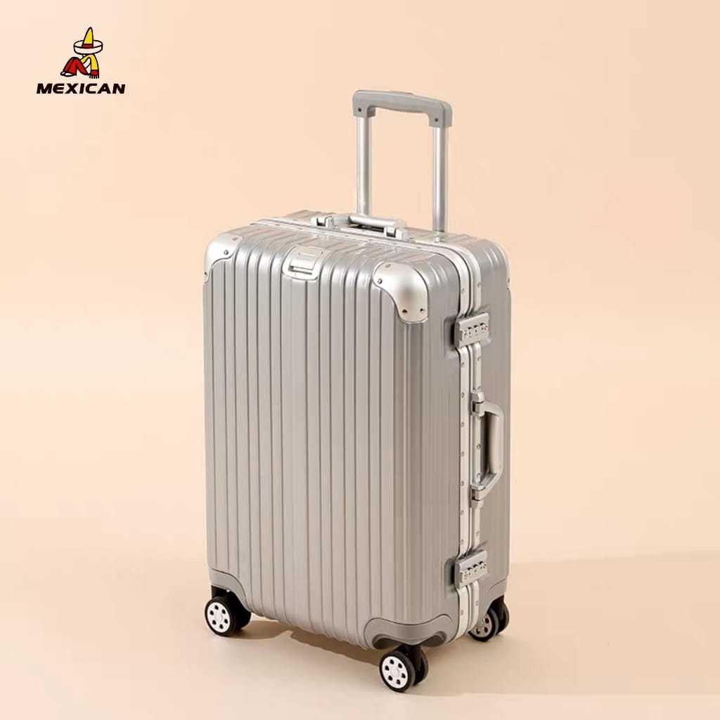 Jual Mexican Koper Aluminium 24 Inch PC Jerman Kunci TSA Desain Stylish ...