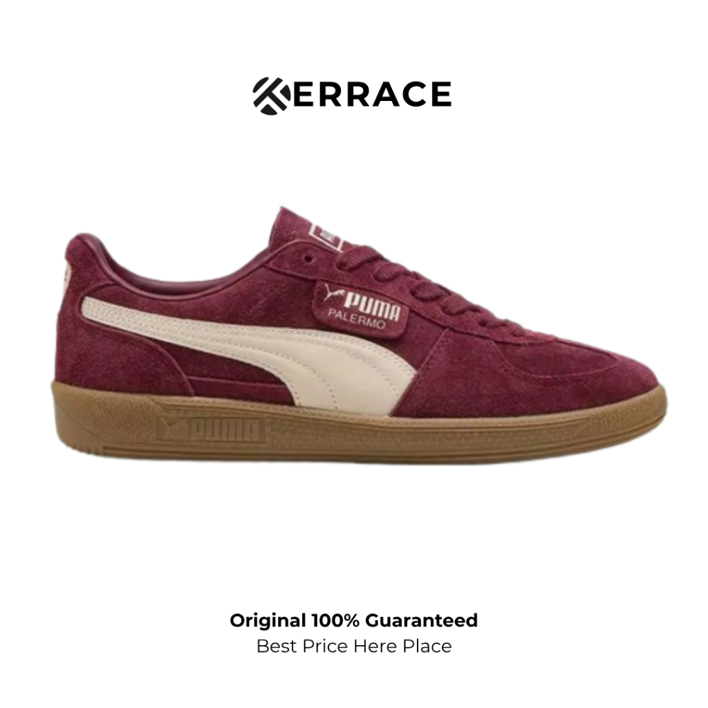 Jual Sepatu Puma Palermo Ruby Shimmer Warm White Raisin | Shopee Indonesia