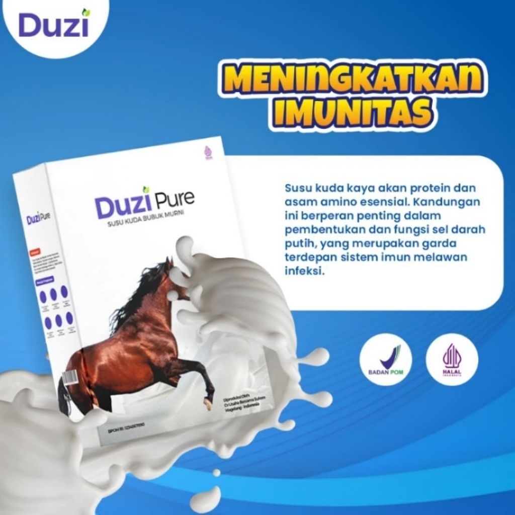 Jual Susu Kuda Asli Original 100% Duzi Pure Paket 1 Box | Shopee Indonesia