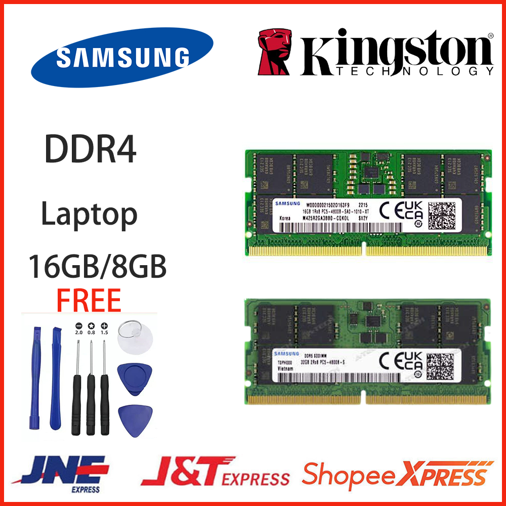 Jual RAM DDR4 DERAM LAPTOP 16GB 8GB/ RAM SAMSUNG DDR4 16GB 8GB PC SODIMM/LAPTOP MEMORY | Shopee ...