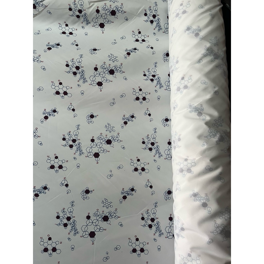 Jual Kain Despo Micro Polister Non Stretch Motif kimia Atau ilmiah ...