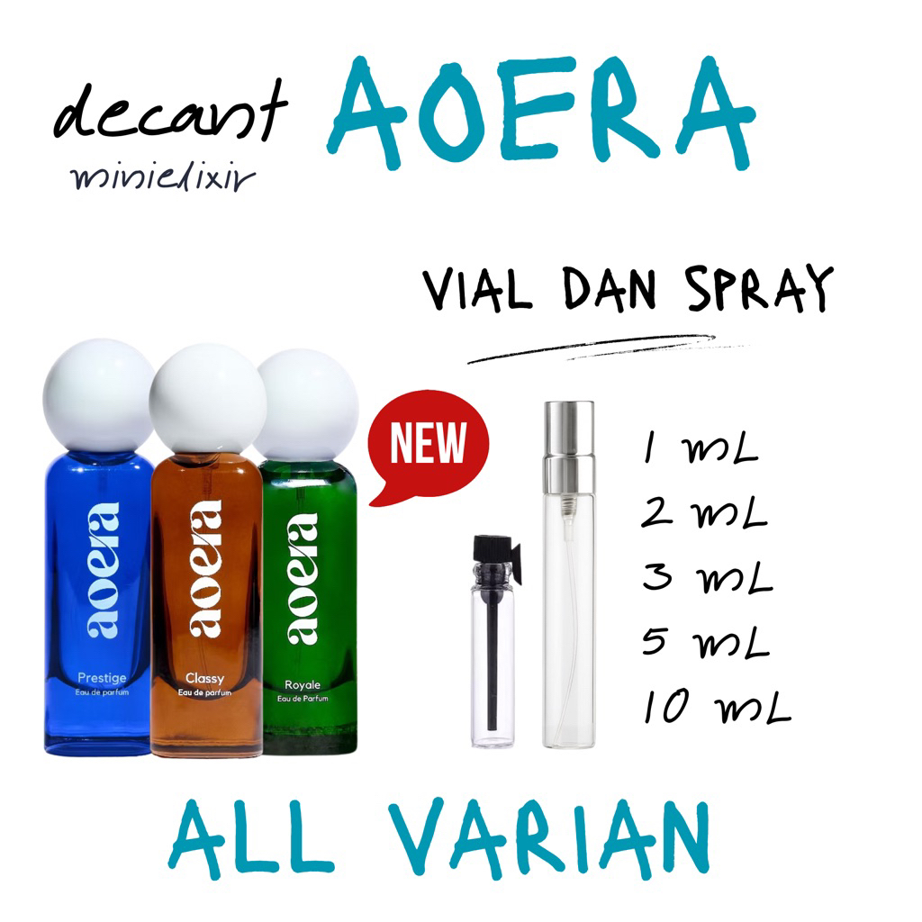 Jual [Decant] Aoera Eau de Parfum • All Varian New! Royale | Shopee ...