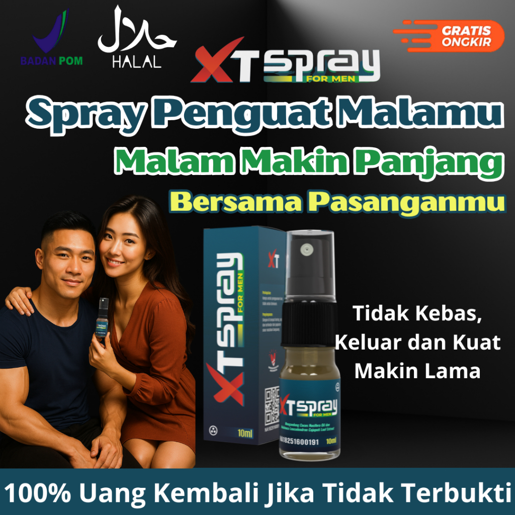 Jual XT Herbal Spray Obat Kuat Spray Semprot Herbal Refleksi Khusus Pria Bikin Anda Tahan Lama ...
