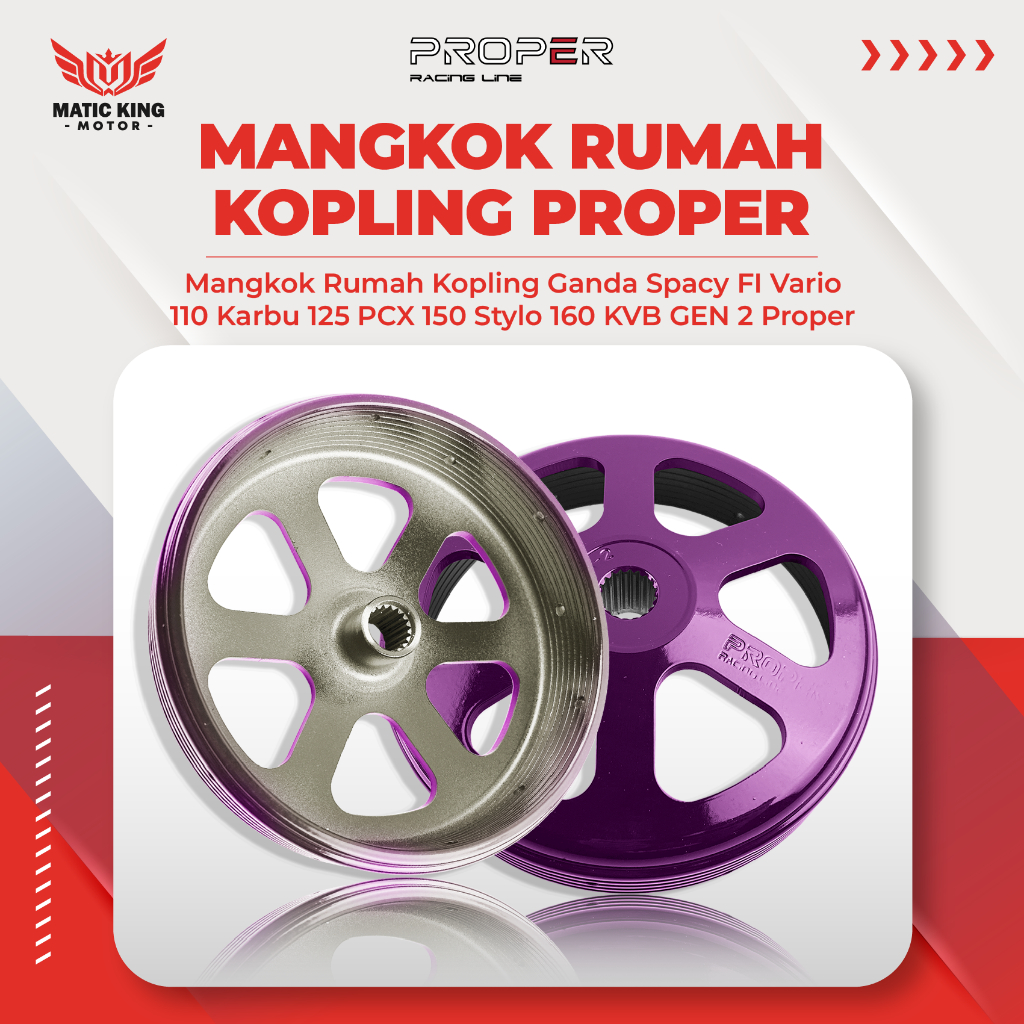 Jual Proper Racing Line Mangkok Rumah Kampas Ganda Kopling Vario PCX ...