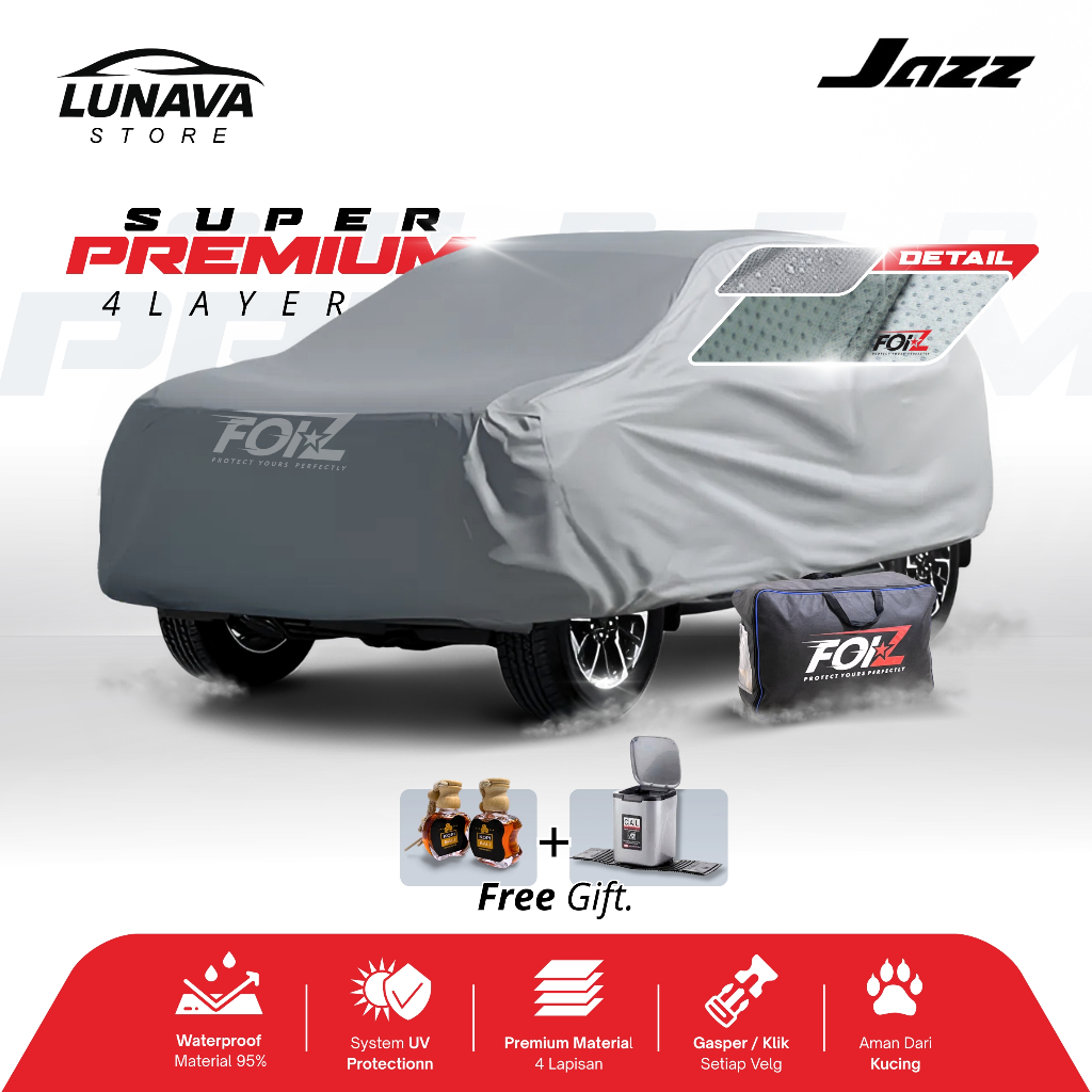 Jual Selimut Mobil Foiz Super Premium Honda Jazz Outdoor Tipe 4 Layer ...