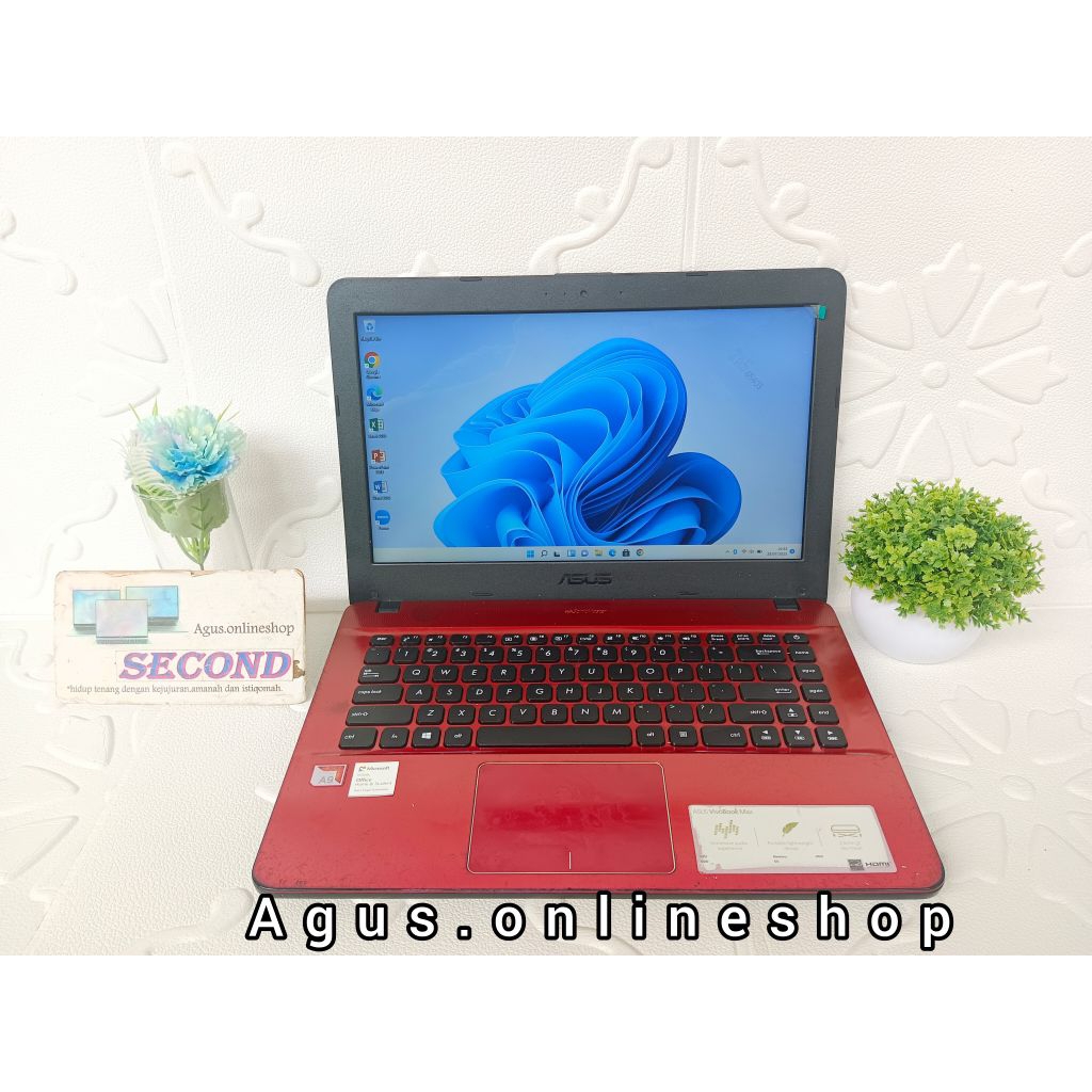 Jual Asus X441B AMD A9-9420 (gen 9) Ram 8gb hadrsik 1TB | Shopee Indonesia