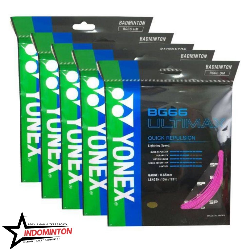 Jual Senar Raket Badminton BG66 Ultimax Original | Shopee Indonesia