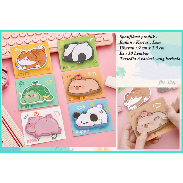 Jual Sticky Notes Kartun Memo Tempel Sticky Notes Aesthetic Sticky ...