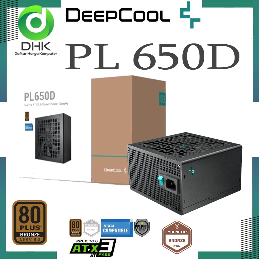 Jual POWER SUPPLY DEEPCOOL PL650D - 650W 80+ BRONZE - ATX 3.0 | Shopee ...