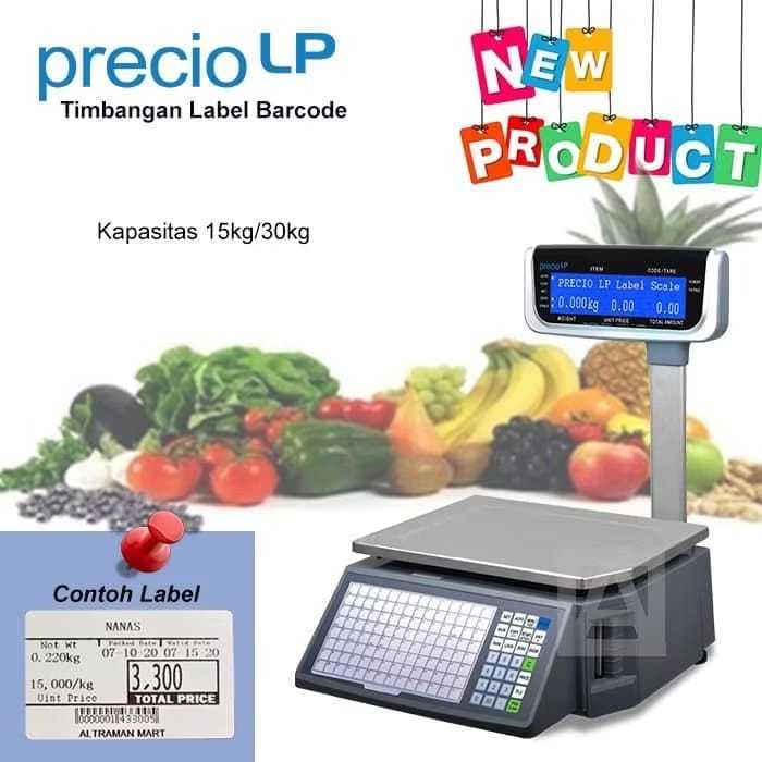 Jual Timbangan Printer Kasir Cashier Precio 30kg Retail Supermarket ...