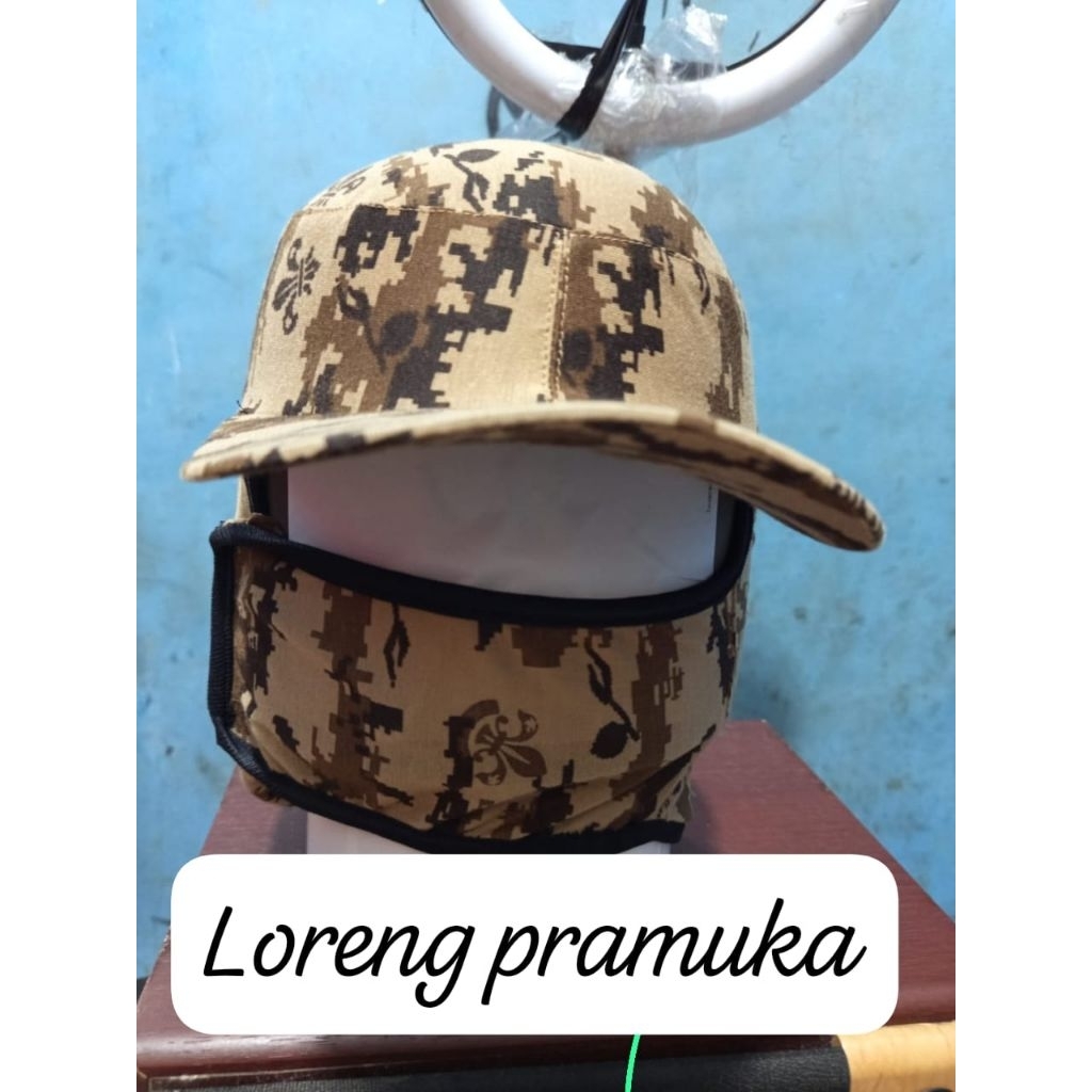 Jual Topi Jepang Loreng Topi Jepang Loreng Premium Topi Jepang Masker ...