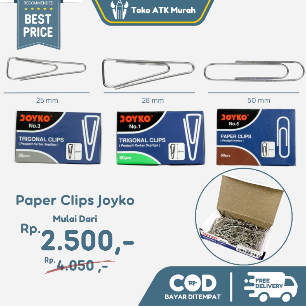Jual Paperclip Terlengkap & Harga Terbaru Juni 2026 | Shopee Indonesia