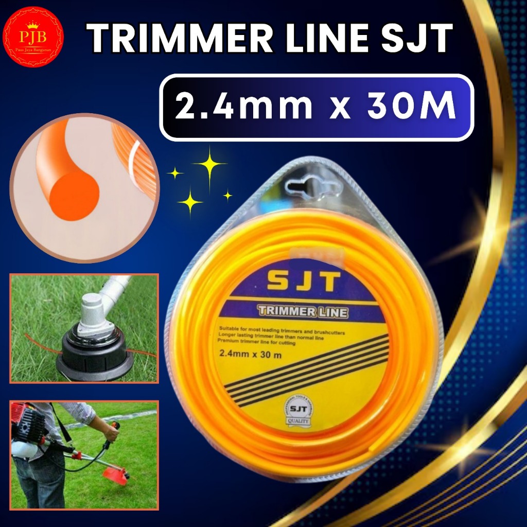 Jual MERDEKA SALE Trimmer Line 30 Meter Tali Senar Nylon Cutter Mesin ...