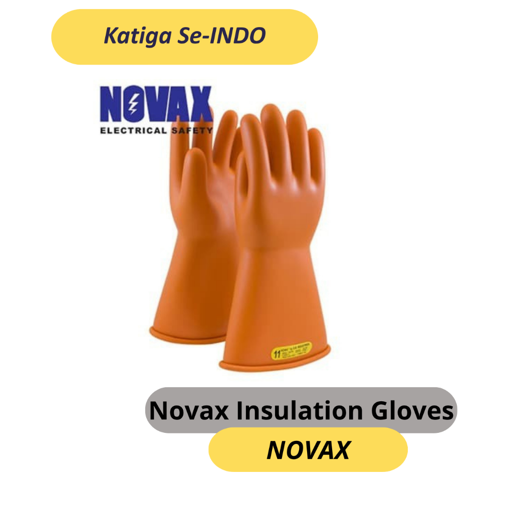 Jual Sarung Tangan Novax Listrik Anti Setrum 360 CLASS 2-20.000V (20 KV ...