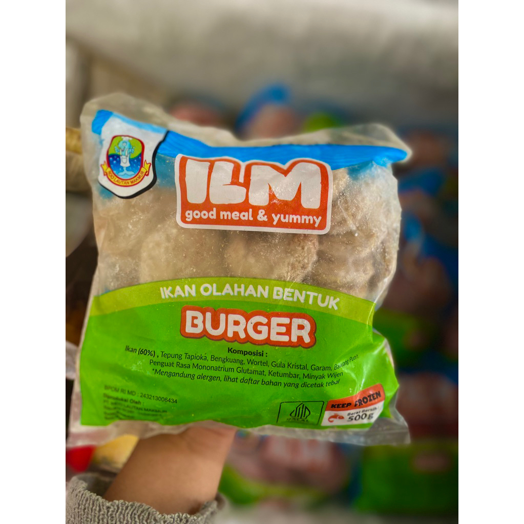 Jual ILM ikan olahan bentuk panda 500gr / ikan olahan bentuk tempura ...
