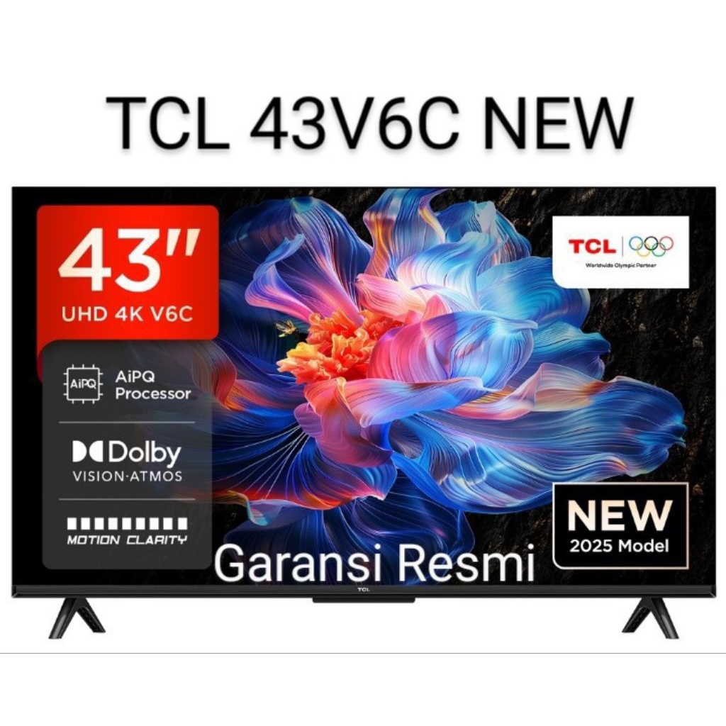 Jual TCL 43V6C G00GLE TV 43 inch UHD 4K - Memc - Hva Panel - New series ...