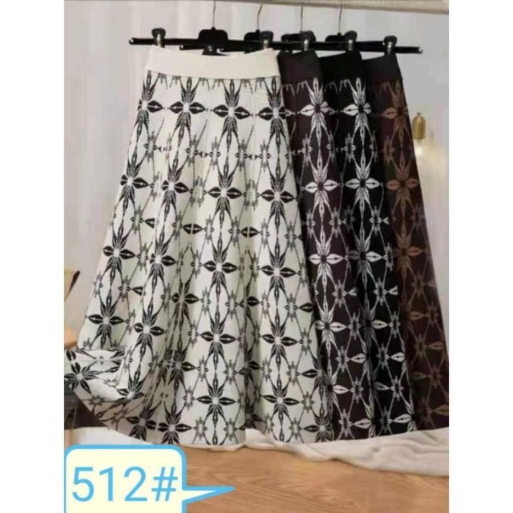 Jual Rok wanita rajut kekinian/rok style Korea/rok Rajut Premium ...