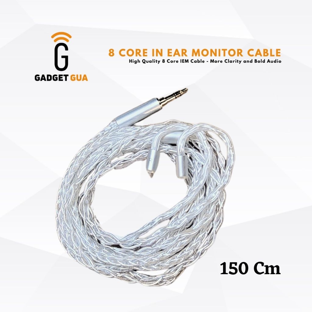 Jual GG 8 CORE PREMIUM UPGRADED IEM CABLE - HIGH QUALITY CABLE FOR IEM ...