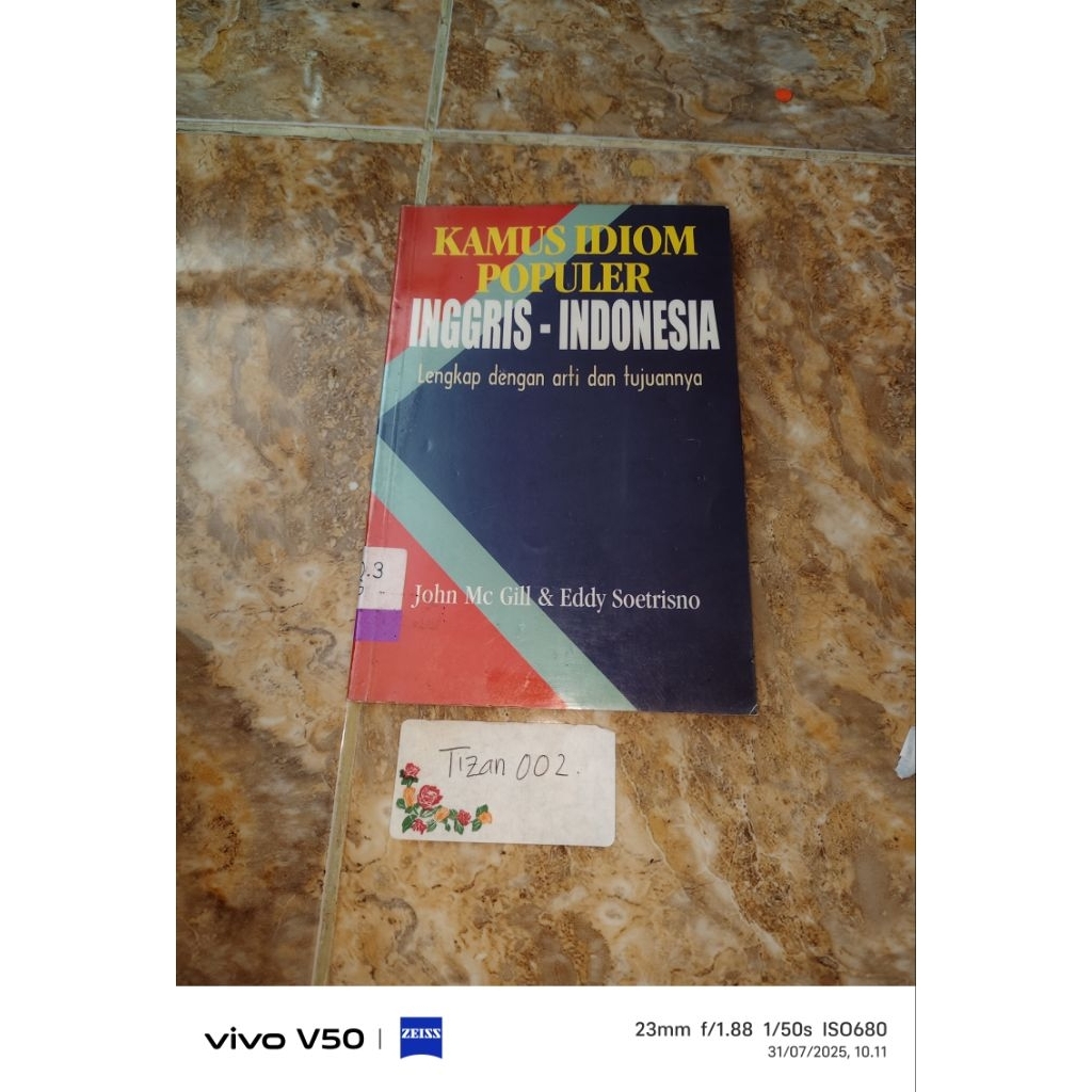 Jual Buku Kamus Idiom Populer Inggris-Indonesia lengkap dengan arti dan ...