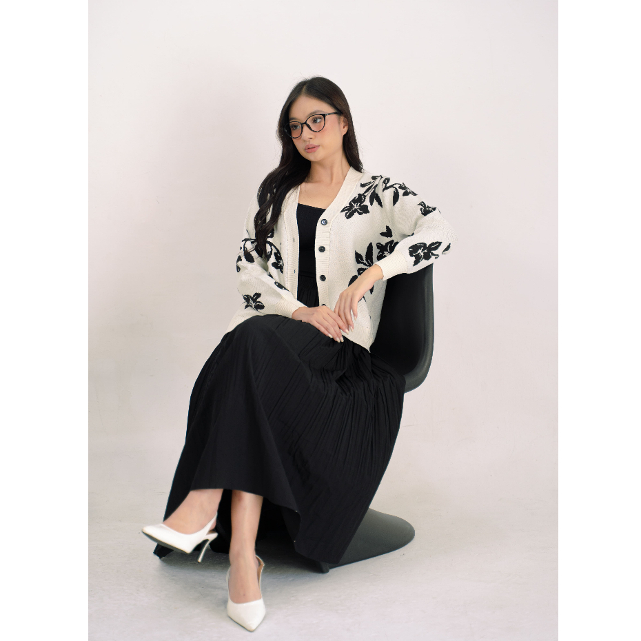 Jual LEENBENKA Deniza Cardigan Rajut #F883 | Shopee Indonesia