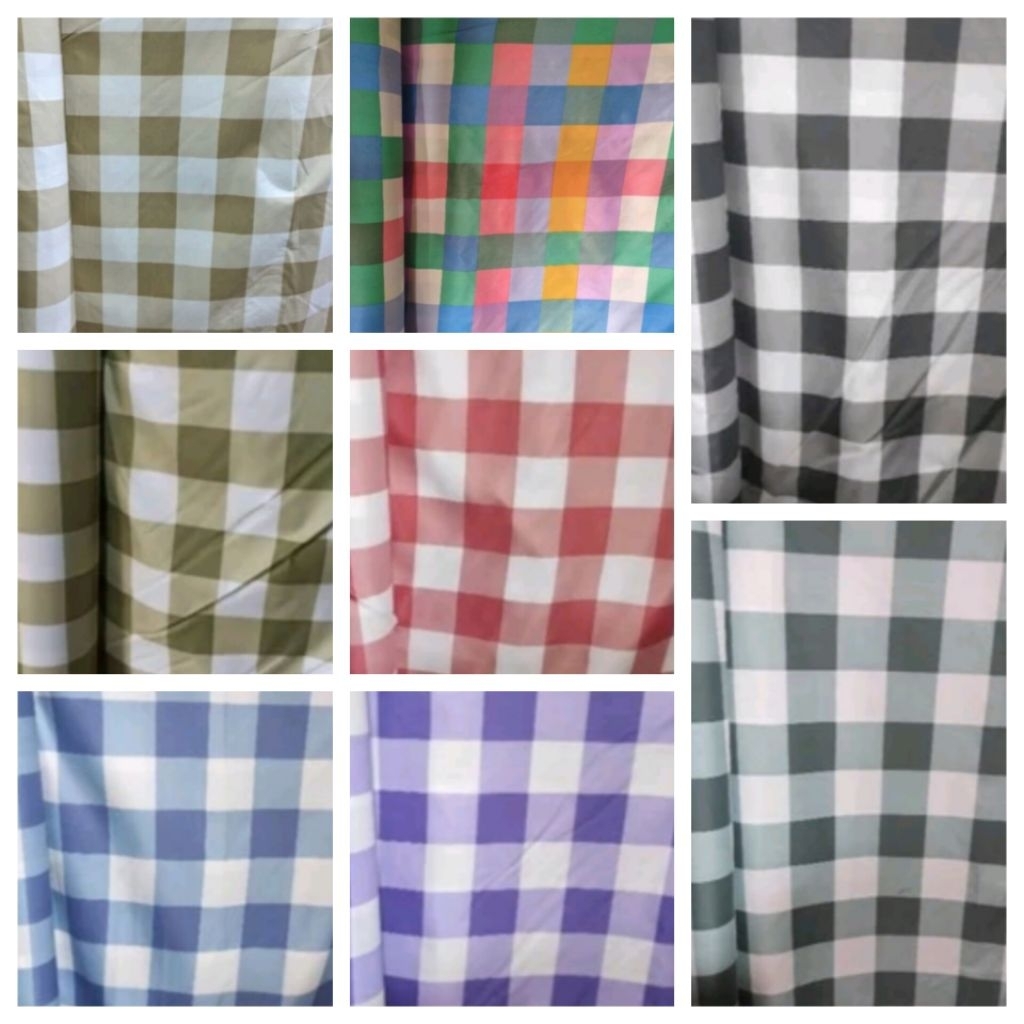 Jual BAHAN METERAN KAIN SPREI DISPERSE MIKROTEX MOTIF KOTAK KOTAK (PER ...