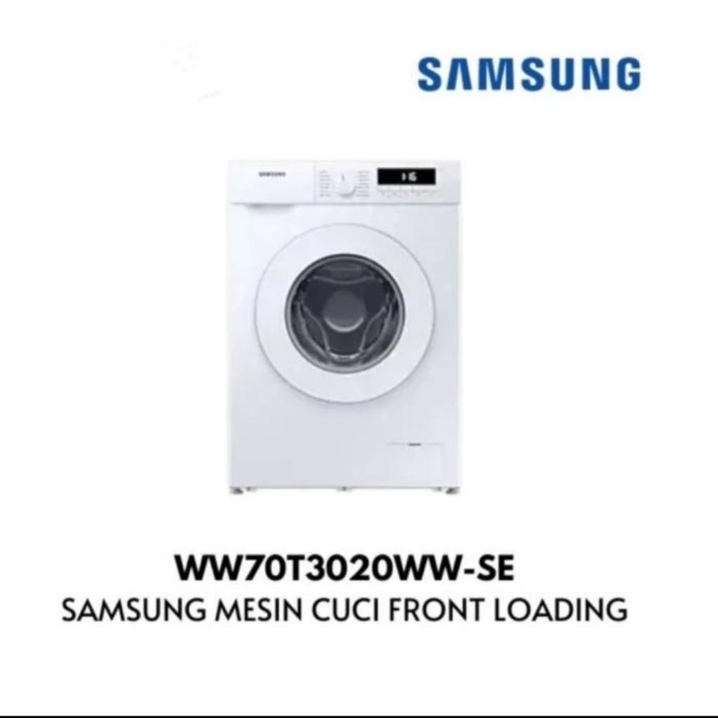 Jual SAMSUNG WW70T3020WW MESIN CUCI FRONT LOADING INVERTER 7 KG WW70 ...