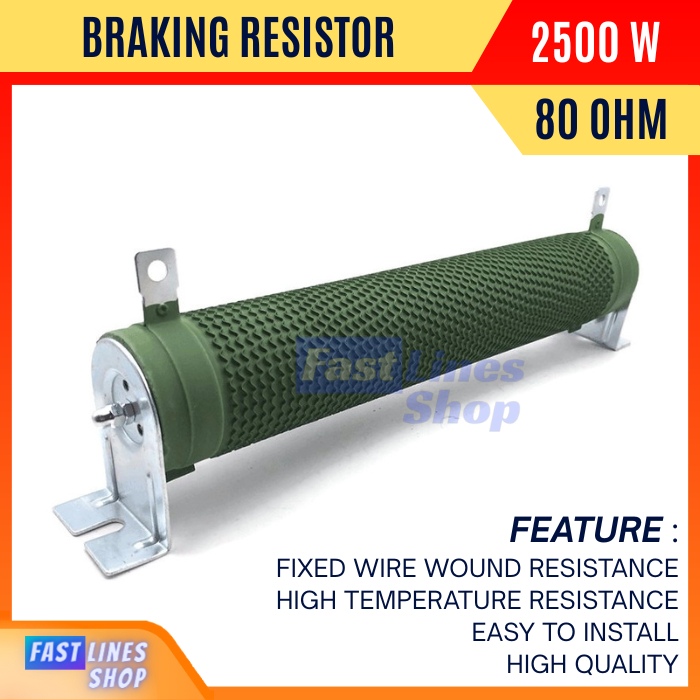 Jual Braking Resistor 2500 W 80 Ohm Brake Resistor 2500 Watt 80ohm ...
