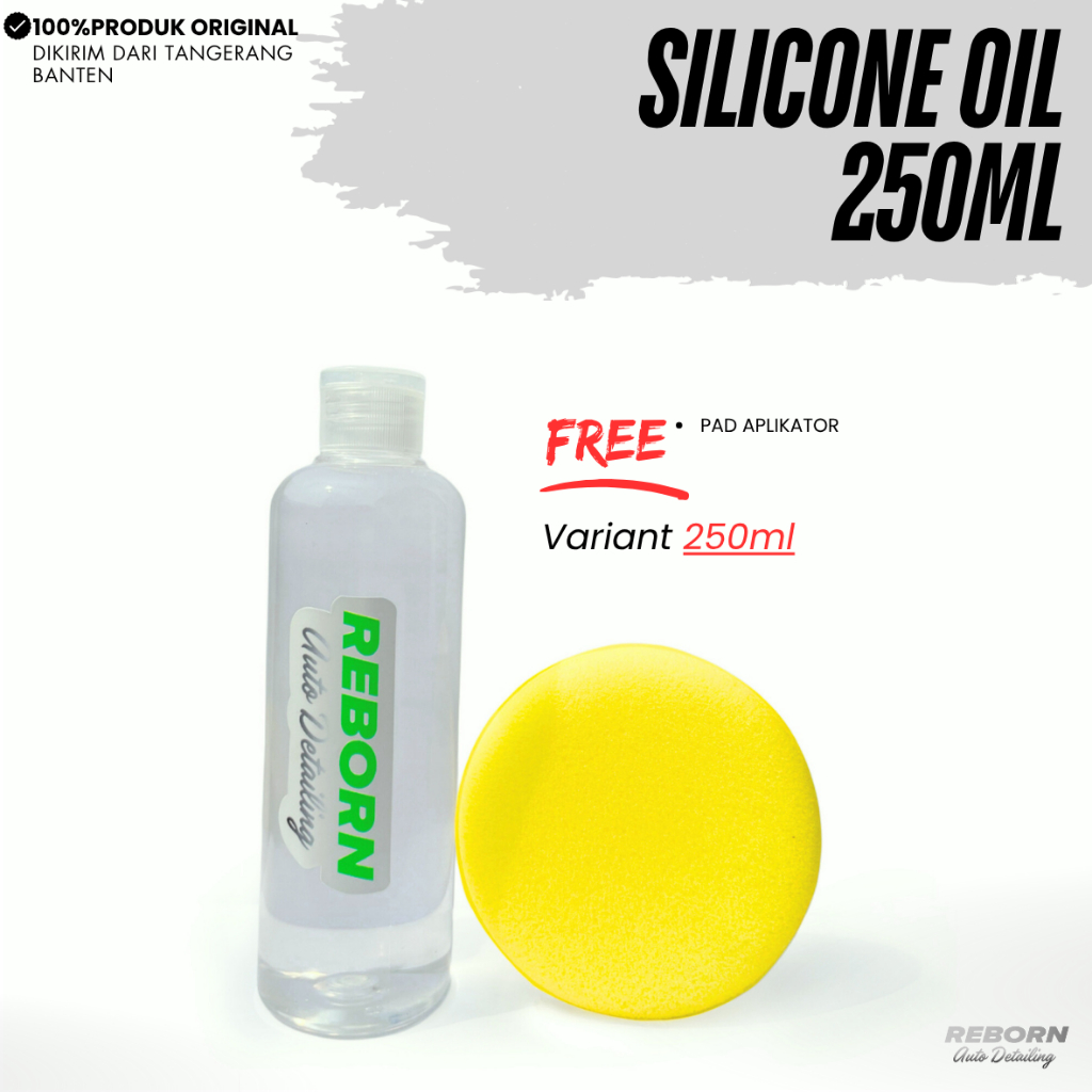 Jual REBORN - Silicon Oil 250ml Pengkilap Serbaguna AUTO BLACK Free ...