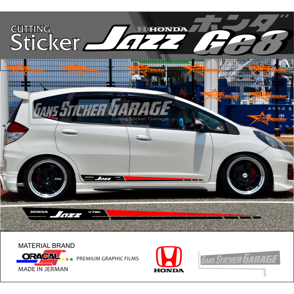 Jual Sticker Pintu Honda jazz Ge8 Cutting Sticker Variasi | Shopee ...