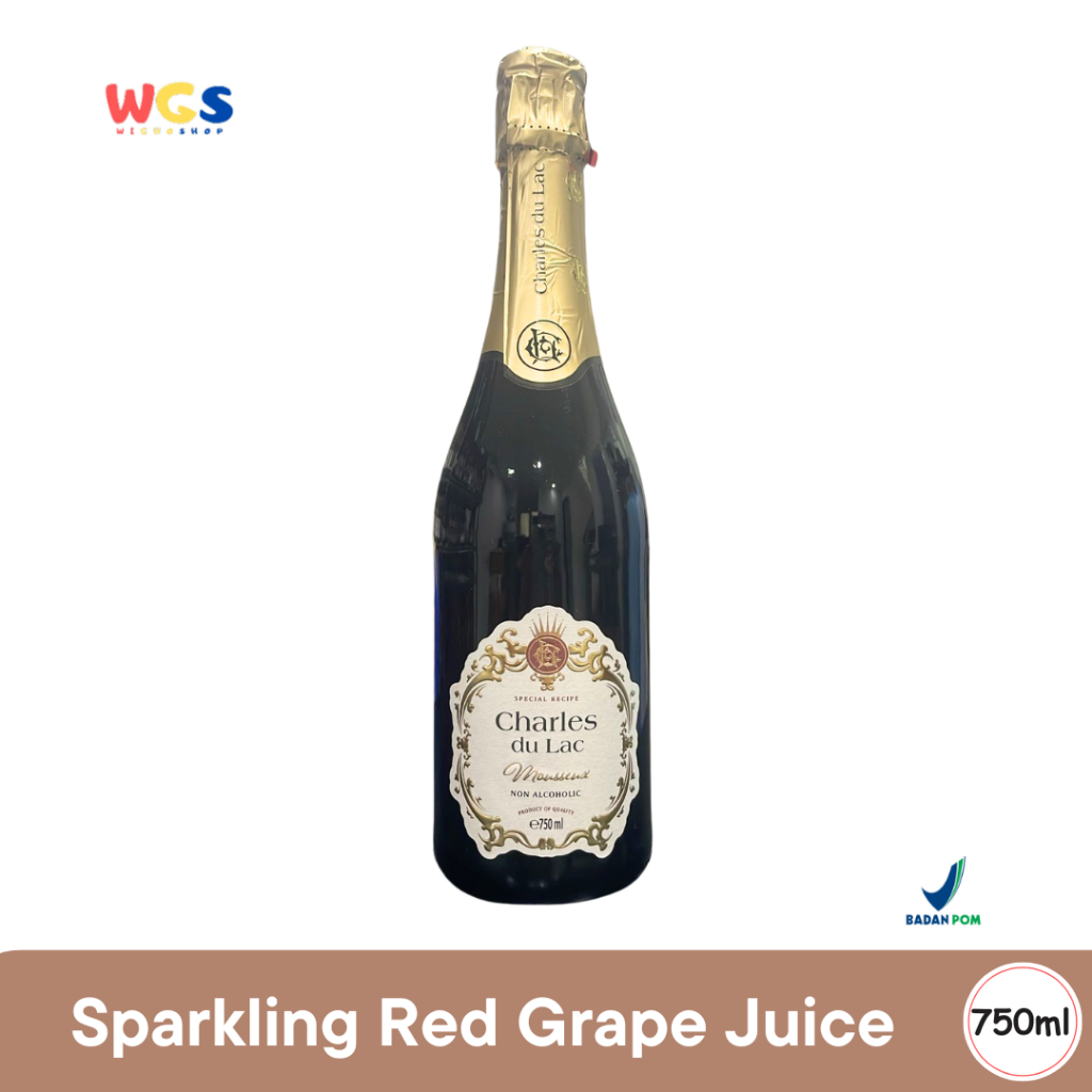 Jual Charles du Lac Sparkling Red Grape 750ml – Minuman Anggur Merah Non Alkohol Elegan ...