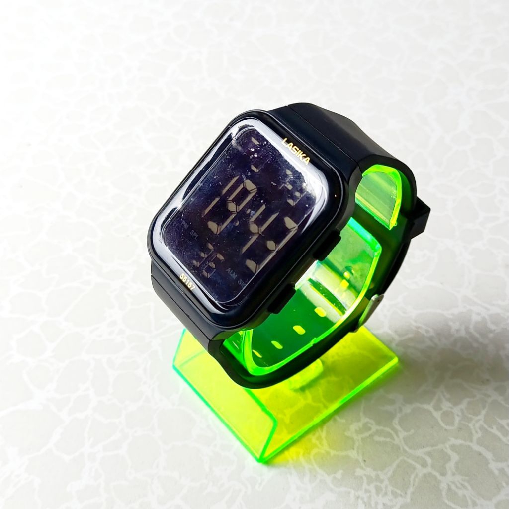 Jual Jam Tangan Sport Renang Water Resistance Lasika Unisex Pria Wanita ...