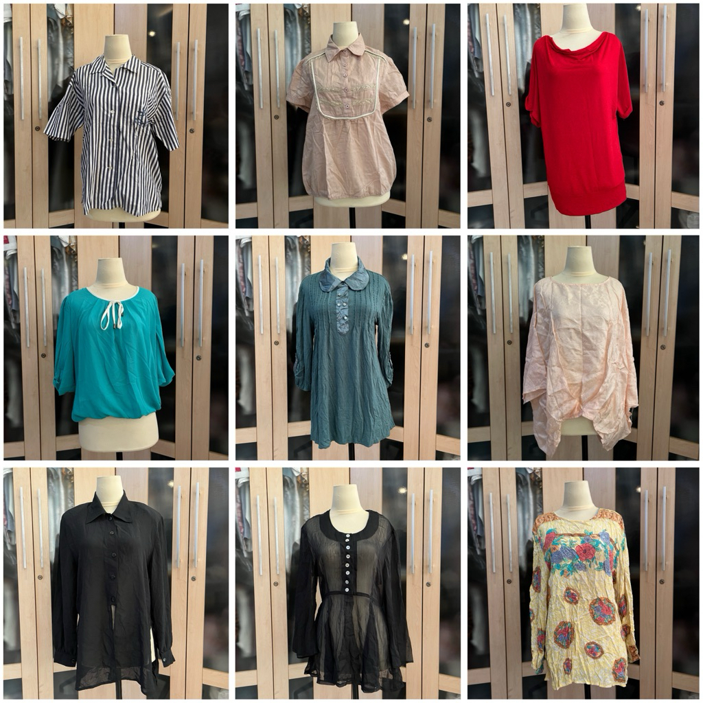 Jual Preloved/Thrift Baju Jumbo/Big Size/Ukuran Besar (Part 5) | Shopee ...